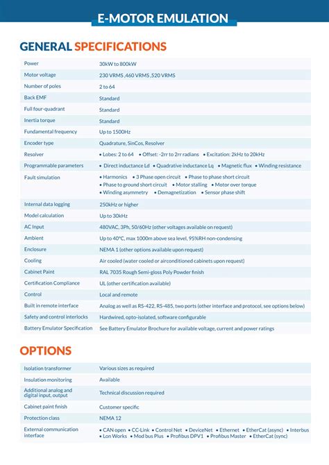 e motor emulator ev inverter testing unico pdf