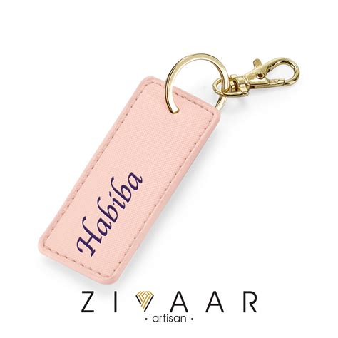 Personalised Rectangle Key Clip Zivaar The Home Of Personalised