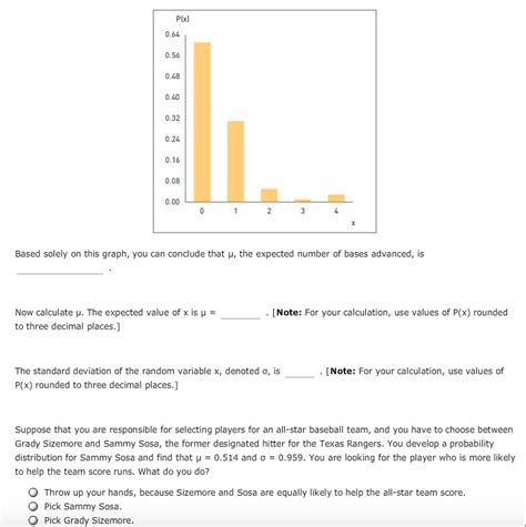 Solved 2 Expected Value And Variance Of A Discrete Random
