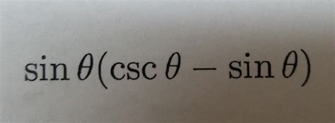 Solved Sin Csc Sin
