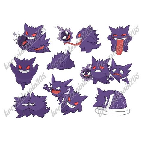 Jual Stiker Pokemon Pokemon Gingar Stiker Anime Stiker Laptop Stiker