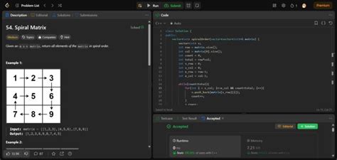 Day39 Of 100dayofcodingchallenge Spiral Matrix Vikash Mewada Posted On The Topic Linkedin