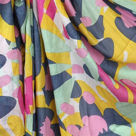 Organic Cotton Abstract Print Scarf The Dotty House