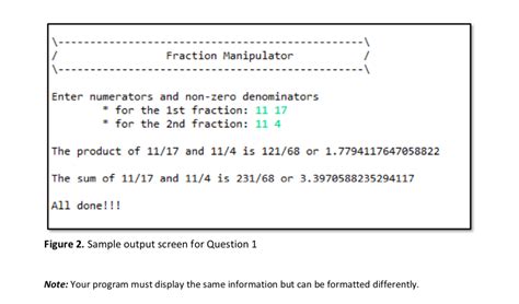 Solved Fraction Question Manipulating Integer And Chegg