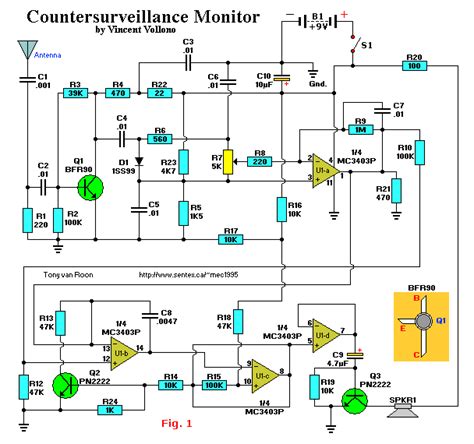 Bug Detectors Measuring And Test Circuit Circuit Diagram