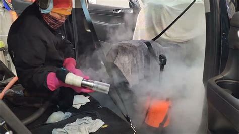 세차이야기 326편 펠리세이드 중고구입차량 안전벨트 스팀딥크리닝권테크 특수세차 시공전문점스팀보이초량점권테크 썬더해머건 사용영상안전벨트 스팀딥크리닝특수실내크리닝