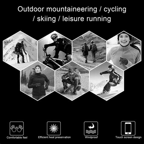 Зимни топли със сензорен екран ръкавици за бягане колоездене за мъже жени за B Forest Унисекс