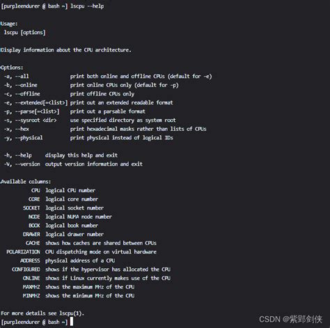 Linux Shell编程学习笔记52： Lscpu命令 查看cpu详细信息lscpu信息 Csdn博客