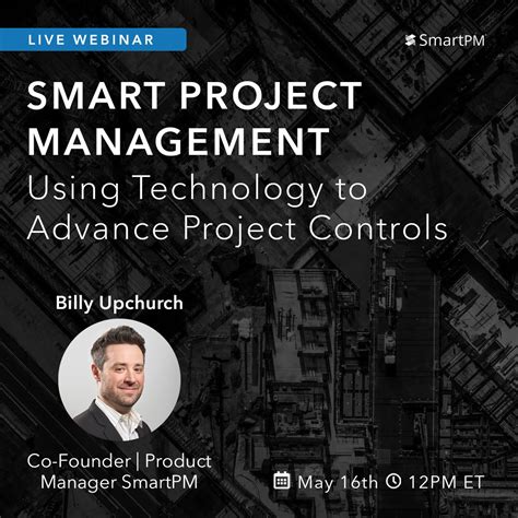 Free Webinar On Smart Project Management Smartpm Technologies Inc Posted On The Topic Linkedin