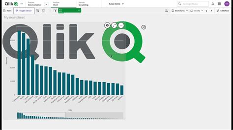 qlik sense chart and sheet background youtube