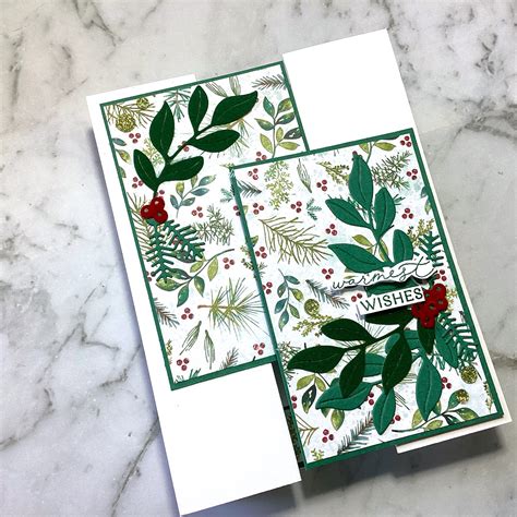 Handmade By Julia Quinn Cardmaking And Supplies Funky Fold Blog Hop With Elegant Pines