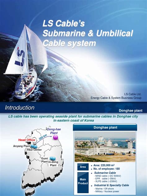 Ls Cables Submarine And Umbilical Cable System Pdf High Voltage Direct Current Electric