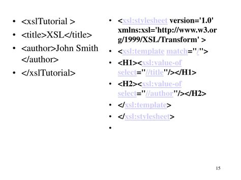 Ppt Xslt Xml Stylesheet Transformation Powerpoint Presentation Free Download Id 3222799