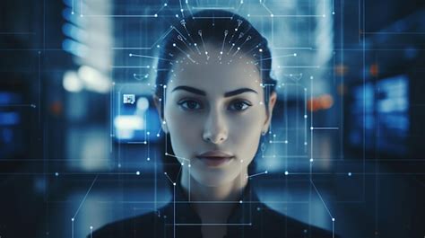 Premium Ai Image Exploring Facial Recognition And Biometric Authentication Technologies