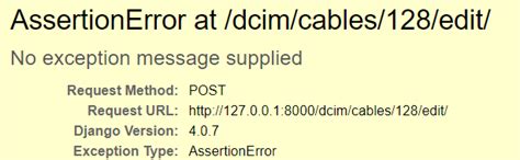 remove cable terminations cause assertionerror · issue 10201 · netbox