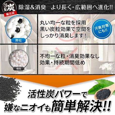 【楽天市場】【活性炭配合】除湿パック 除湿剤 乾燥剤 湿気とり 除湿＆脱臭 消臭 防カビ 【除湿効果が目に見える】活性炭配合 炭消臭
