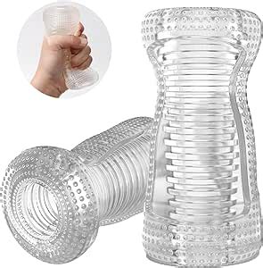 Amazon Com Manual Male Masturbators Portable Pocket Pussy Stroker With D Spiral Vaginal