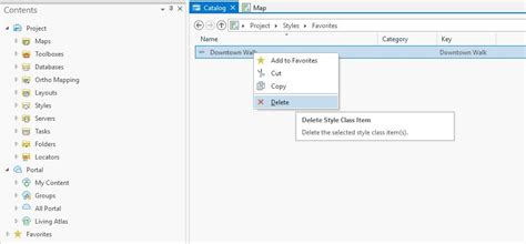 How Do I Delete A Symbology I Saved To A Style Esri Community