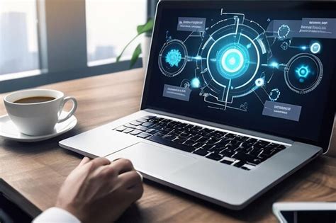 Automation Software Technology Process System Business Concept Premium Ai Generated Image