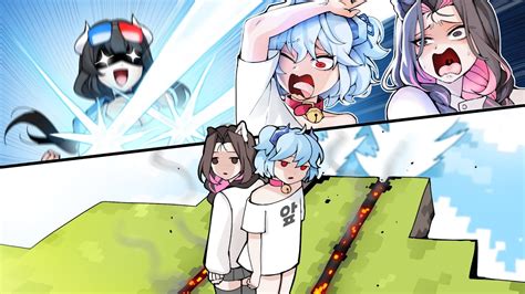 가슴 작은 여자 버튜버 두명이 마크 ㅈ토피아에 오면 생기는 대참사 2부 Youtube