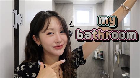 저의 욕실을 소개합니다 🫧🚿 신기한 발포형 고체 핸드워시 내가 쓰는 여성 용품 샤워 용품들 Youtube