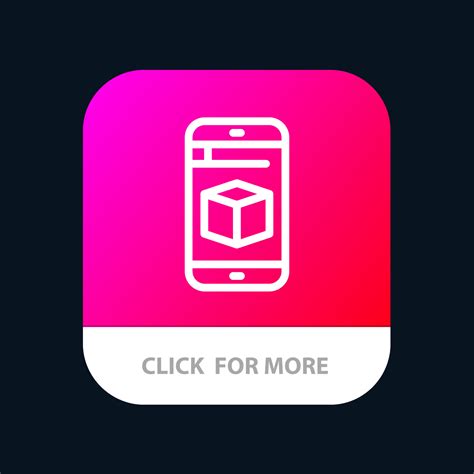 Mobile Cell Box Technology Mobile App Button Android And Ios Line Version 18008721 Vector Art At