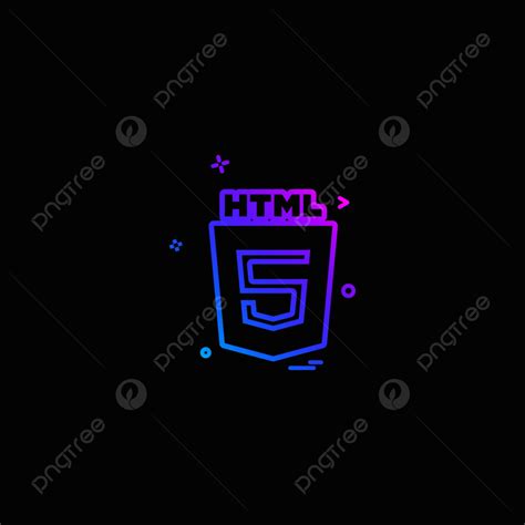 Html Vector Png Images Html 5 Icon Design Vector Communication