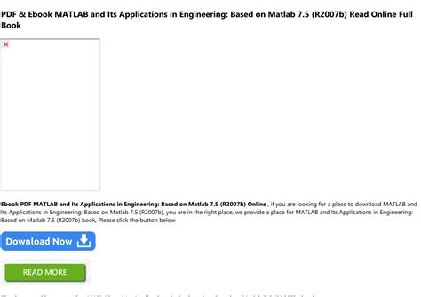 [pdf read] download matlab and its applications in engineering based on matlab 7 5 r2007b