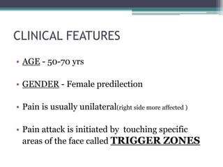 Trigger Zones Of Orofacial Region In Trigeminal Neuralgia PPTX