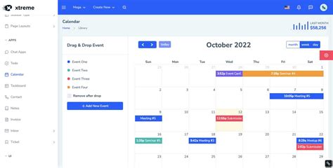 Bootstrap 5 Calendar Template For Easy Web Development