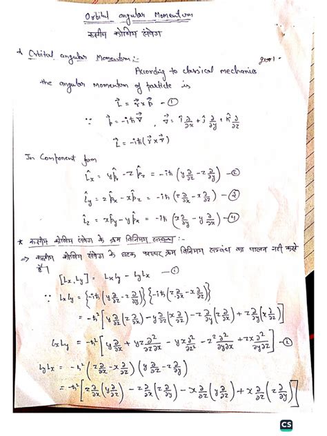 Unit 3 Angular Momentum Quantum Physics Pdf