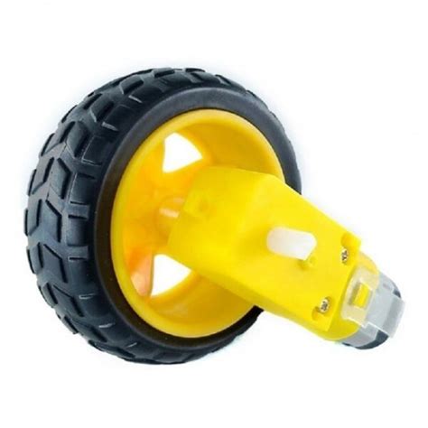 Llanta Y Motorreductor 65mm 3 A 75 Vdc Moviltronics