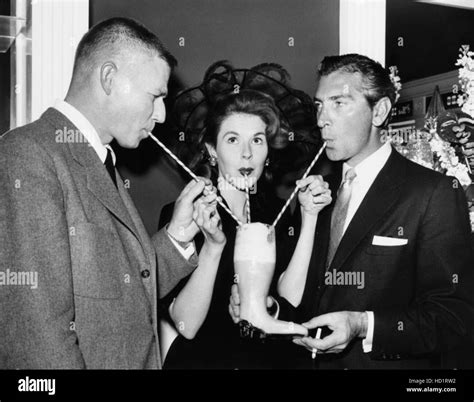 From Left Wil Wright Mala Powers And Her Husband Monte Vanton Sipping