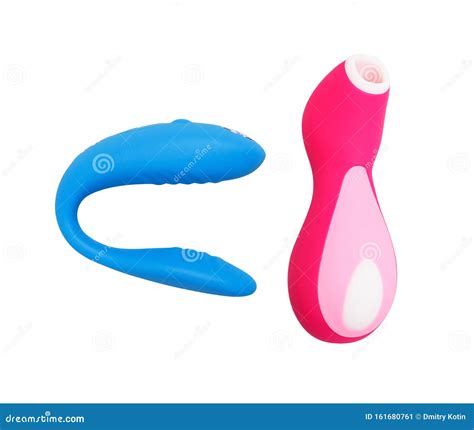 Collage Of Sex Toys For Adult Vibrator For Clitoris Stimulation Stock