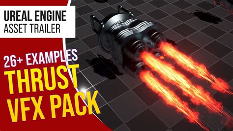 ue5 l thrust vfx pack l unreal engine 5 trailer youtube