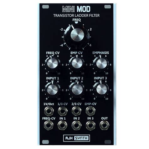 Ajh Synth Minimod Vcf Vintage Black Kmr Audio
