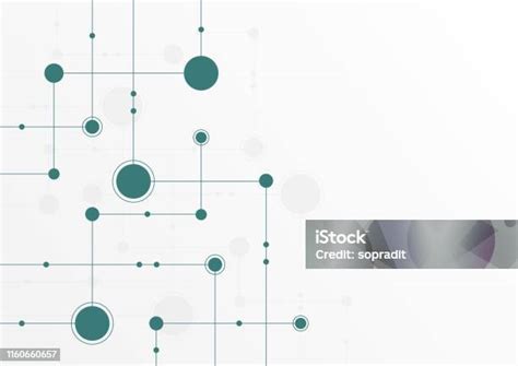 추상 기하학적 연결 선과 점 간단한 기술 그래픽 배경입니다 그림 벡터 디자인 네트워크 및 연결 개념입니다 0명에 대한 스톡 벡터