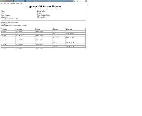 Horizontal Curve Pi To Be Added To Curve Data Autodesk Community
