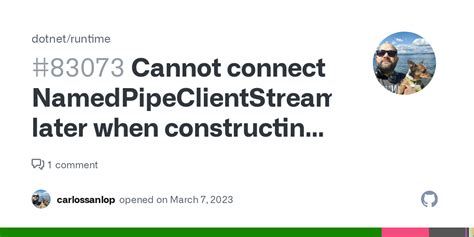 Cannot Connect NamedPipeClientStream Later When Constructing It With An Existing Pipe Handle