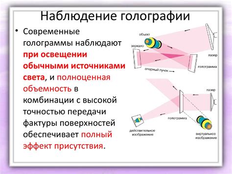 Голография. Что такое голография - online presentation