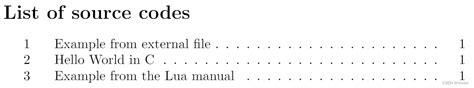 latex 使用minted进行代码高亮 code highlighting highlighted latex csdn博客