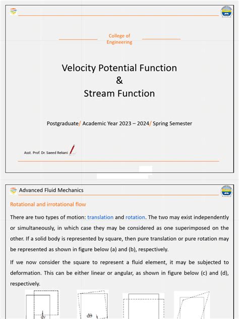 6 msc afm velocity potential and stream function pdf vortices fluid