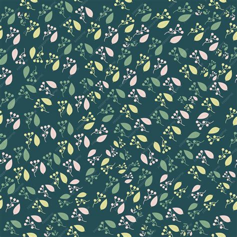 Premium Vector Seamless Floral And Organic Pattern Design