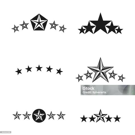 로얄 스타 엠 블 럼 요소 집합입니다 장식 문장 학 국장 절연 벡터 일러스트 컬렉션입니다 계급에 대한 스톡 벡터 아트 및 기타 이미지 Istock