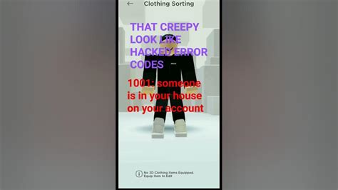 Creepy Error Codes Youtube