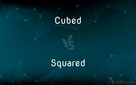 Cubed Vs Squared — Whats The Difference