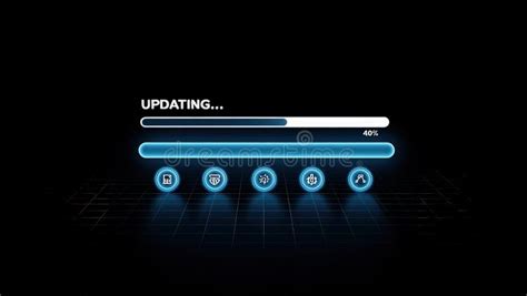 Update Software Application Upgrade Technology Concept Stock