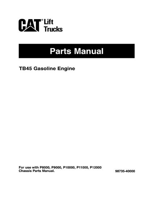 Manual De Partes Motor Tb45 Pdf