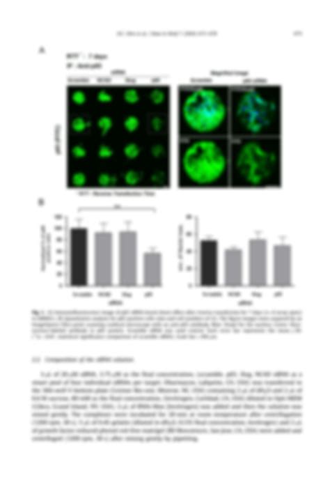 Solution The Monitoring Of Gene Functions On A Cell Defined Sirna