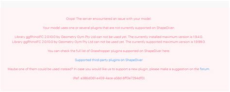 IFC Export Formats Allowed ShapeDiver McNeel Forum